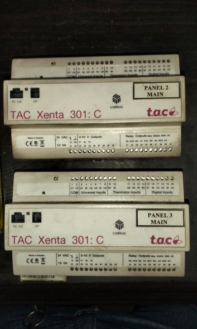 Tac Xenta 301:C/Tac Xenta 421A, Commercial & Industrial, Industrial ...