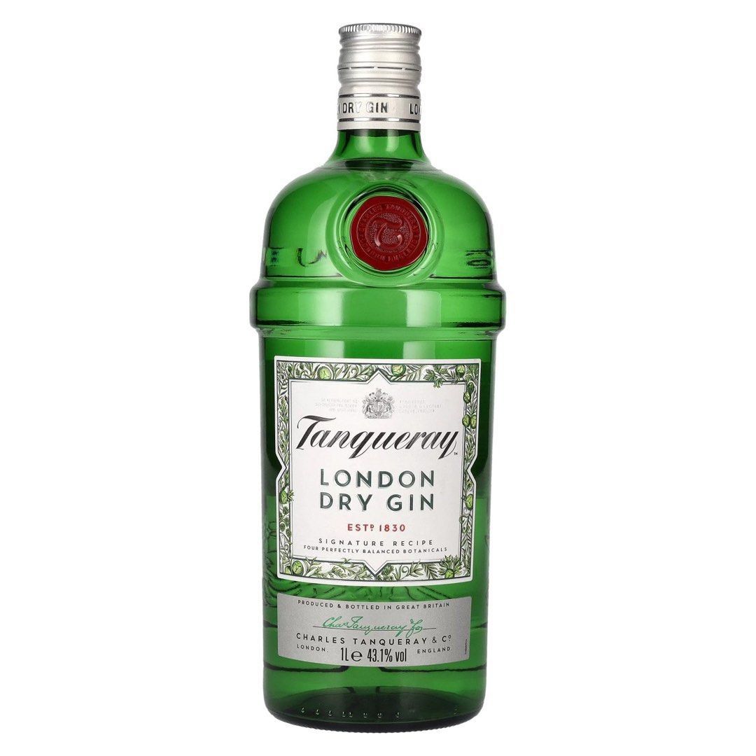 Tanqueray London Dry Gin 1L, Food & Drinks, Alcoholic Beverages on Carousell