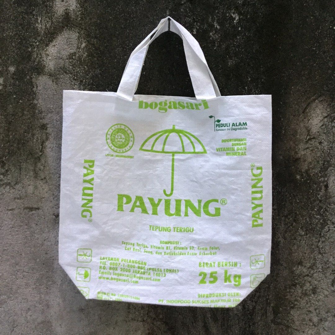 Tas Karung Terigu Payung, Desain & Kerajinan Tangan, Barang & Aksesoris ...