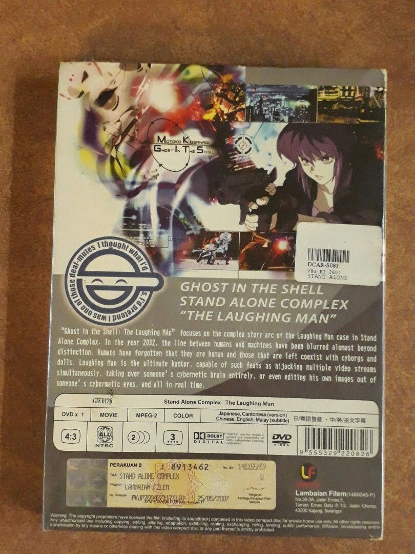 The Laughing Man, Hobbies & Toys, Music & Media, CDs & DVDs on Carousell