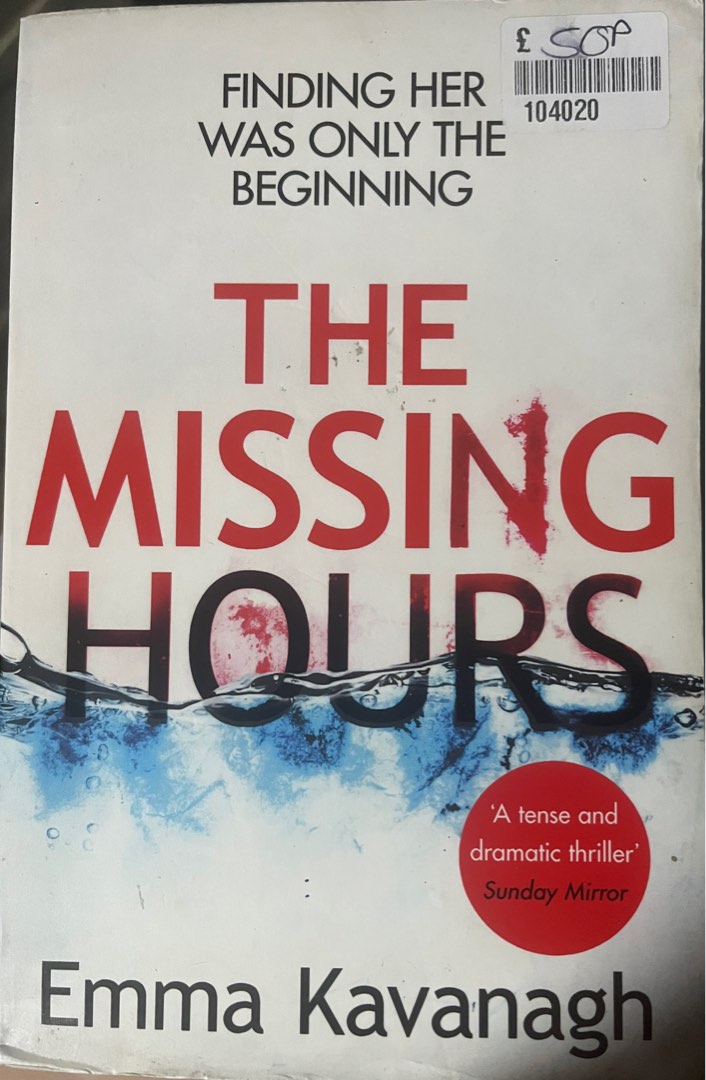 The Missing Hours - Emma Kavanagh, Hobbies & Toys, Books & Magazines ...