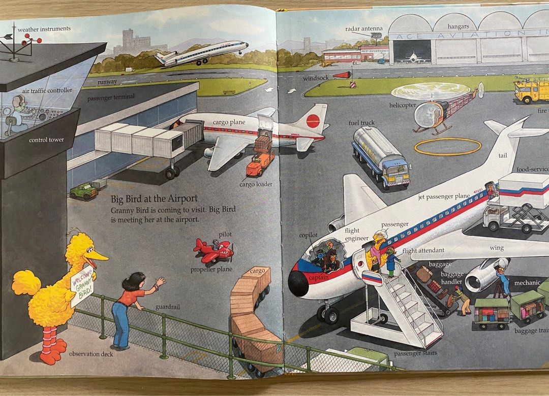 The Sesame Street Word Book (Hardcover) on Carousell