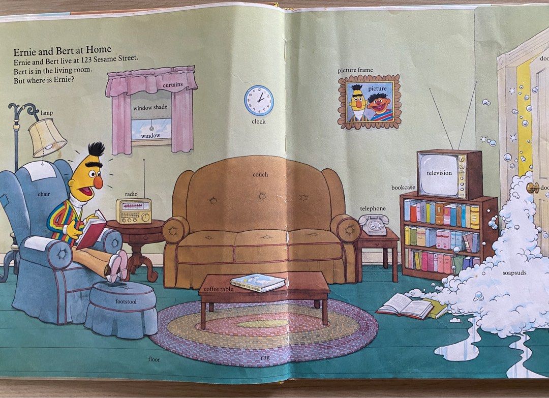 The Sesame Street Word Book (Hardcover), Hobbies & Toys, Books ...