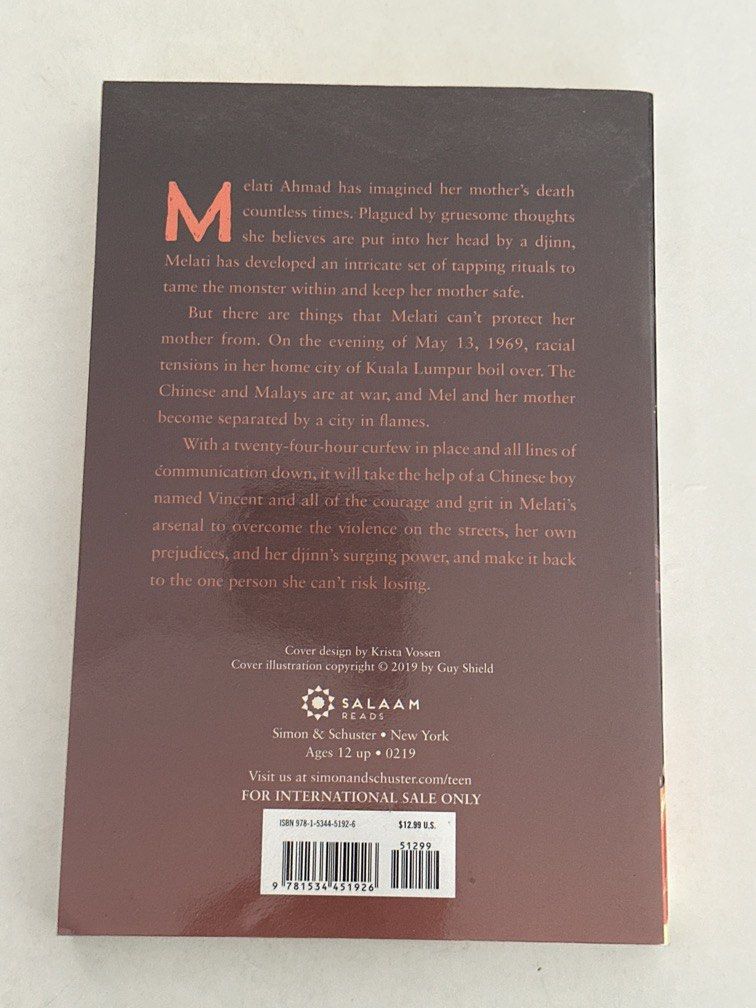 The Weight of Our Sky by Hanna Alkaf, Hobbies & Toys, Books & Magazines ...