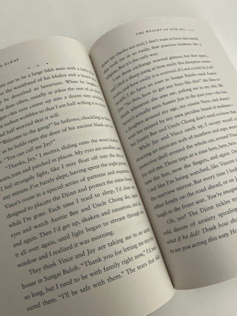 The Weight of Our Sky by Hanna Alkaf, Hobbies & Toys, Books & Magazines ...