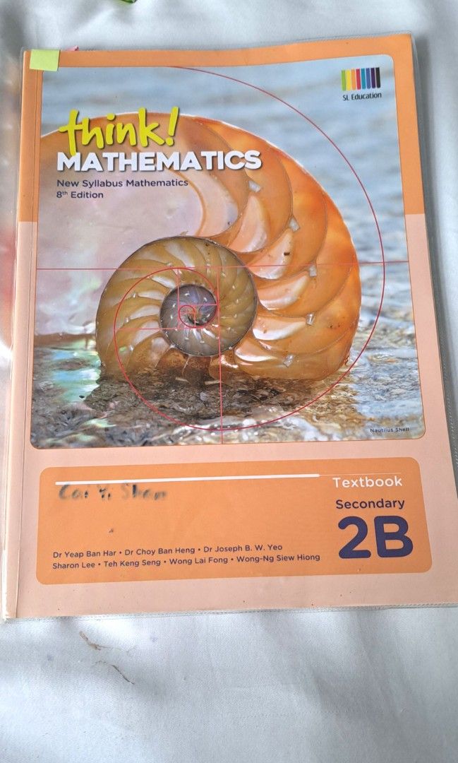 Think! Mathematics textbook 2A and 2B, Hobbies & Toys, Books ...