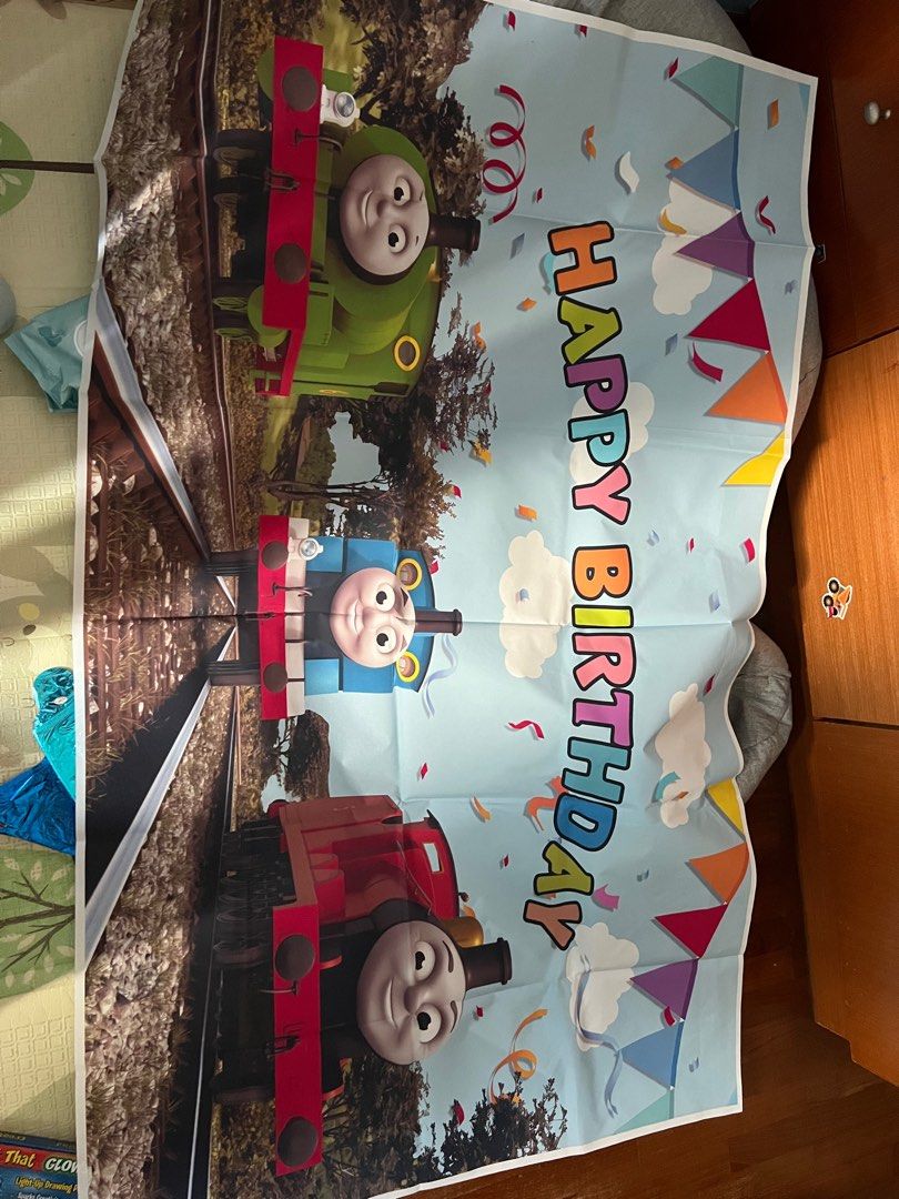 Thomas and friends backdrop, Everything Else on Carousell