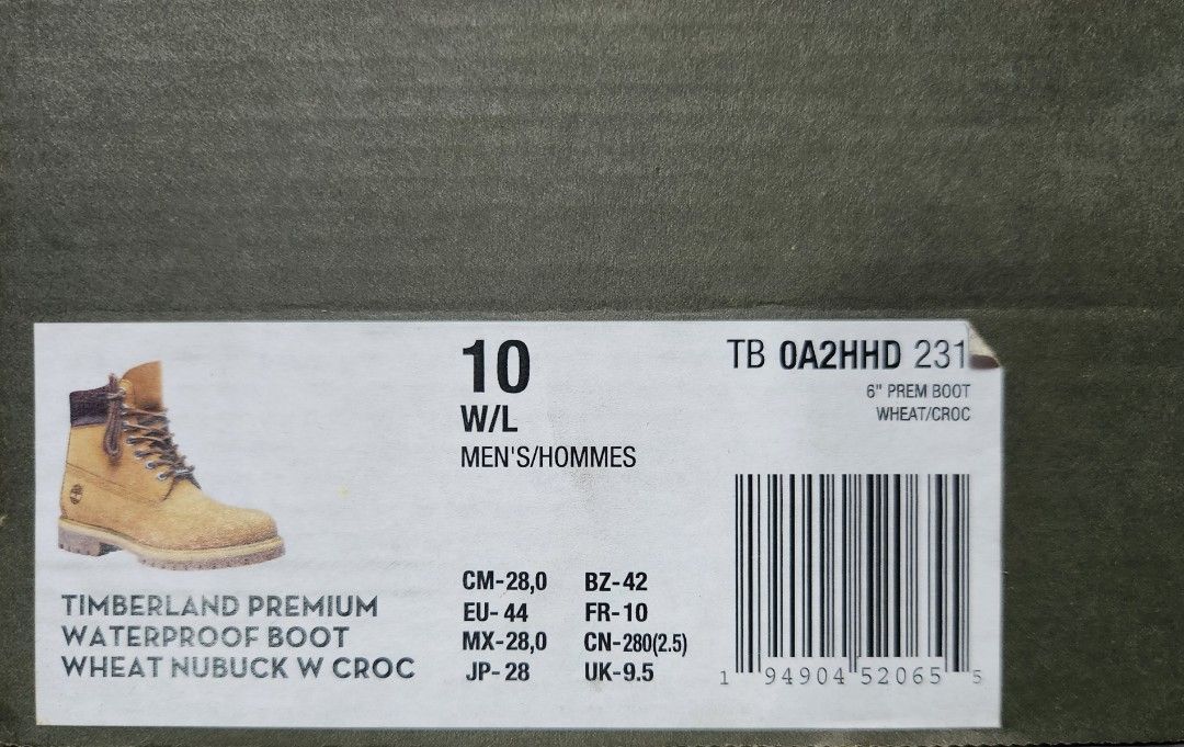 Timberland Boots w Croc, Men's Fashion, Footwear, Boots on Carousell