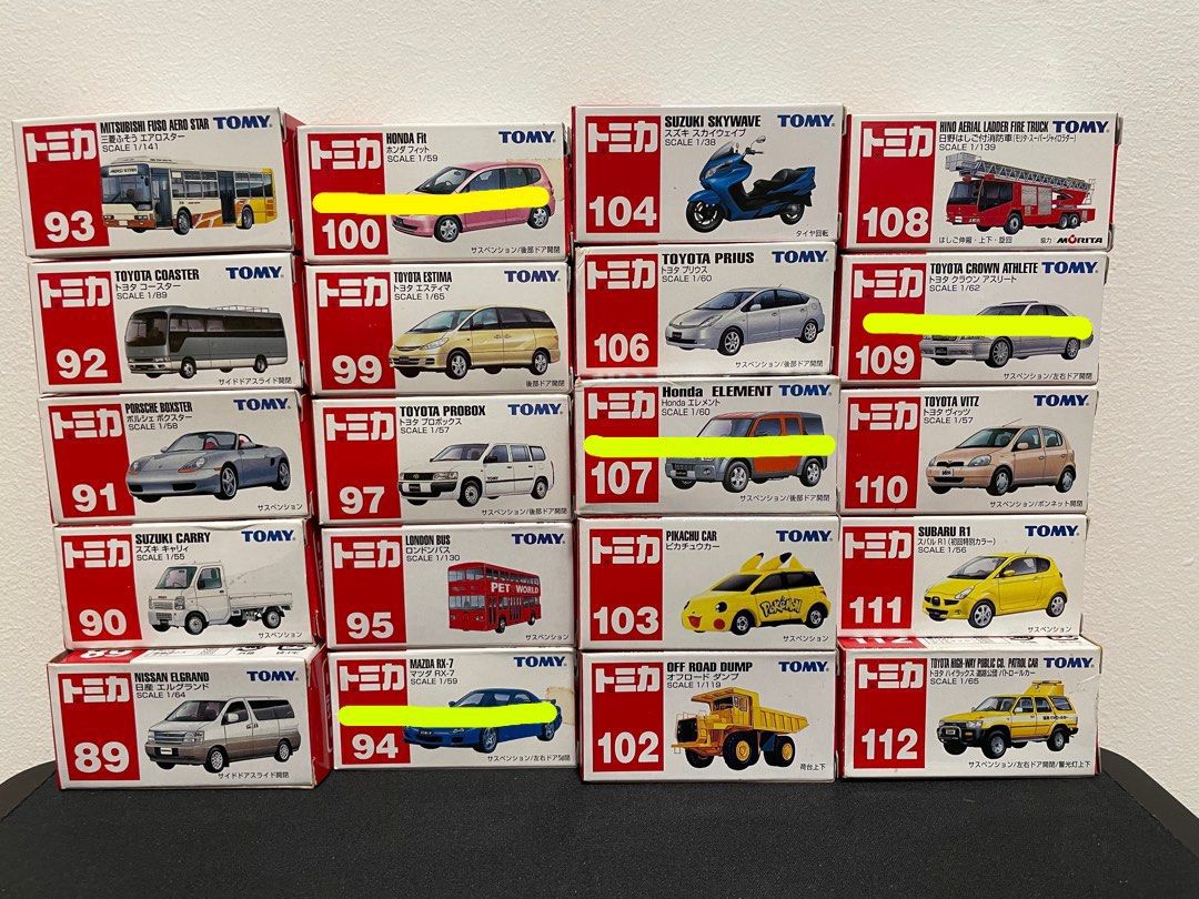 Tomica Car Collection - Retired Series, Hobbies & Toys, Toys & Games on ...