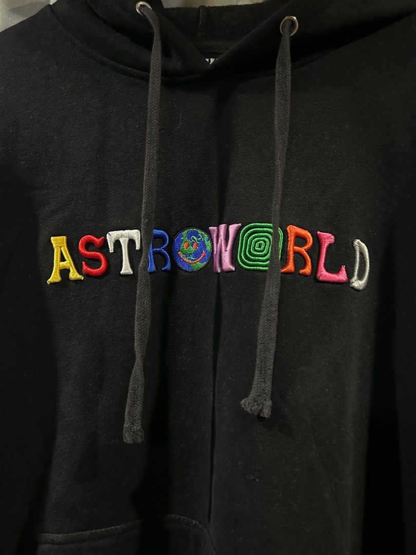 Travis Scott Astroworld Logo Hoodie, Men's Fashion, Coats, Jackets and ...