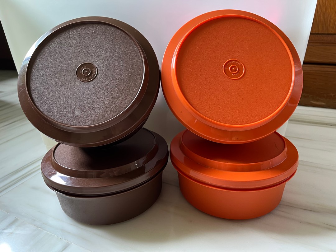 Tupperware storage container round, Furniture & Home Living ...