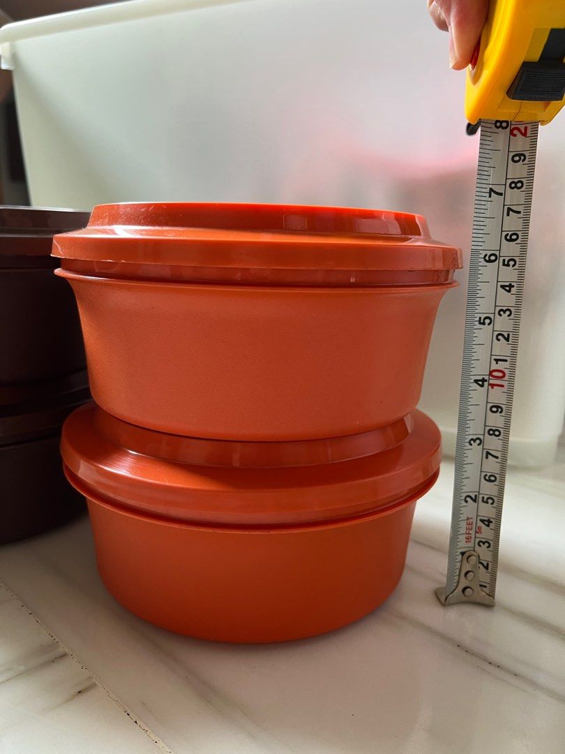 Tupperware storage container round, Furniture & Home Living ...