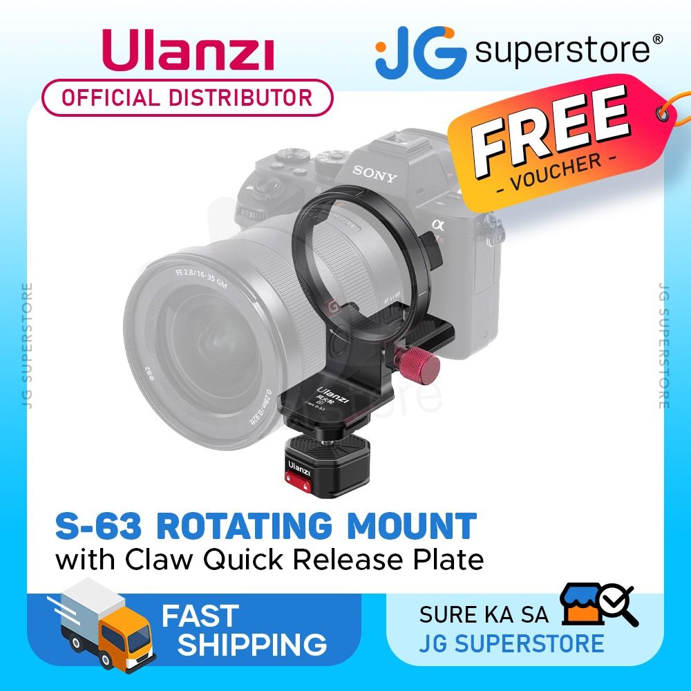 Ulanzi S-63 Rotatable Horizontal-to-Vertical Camera Mount Plate Kit ...
