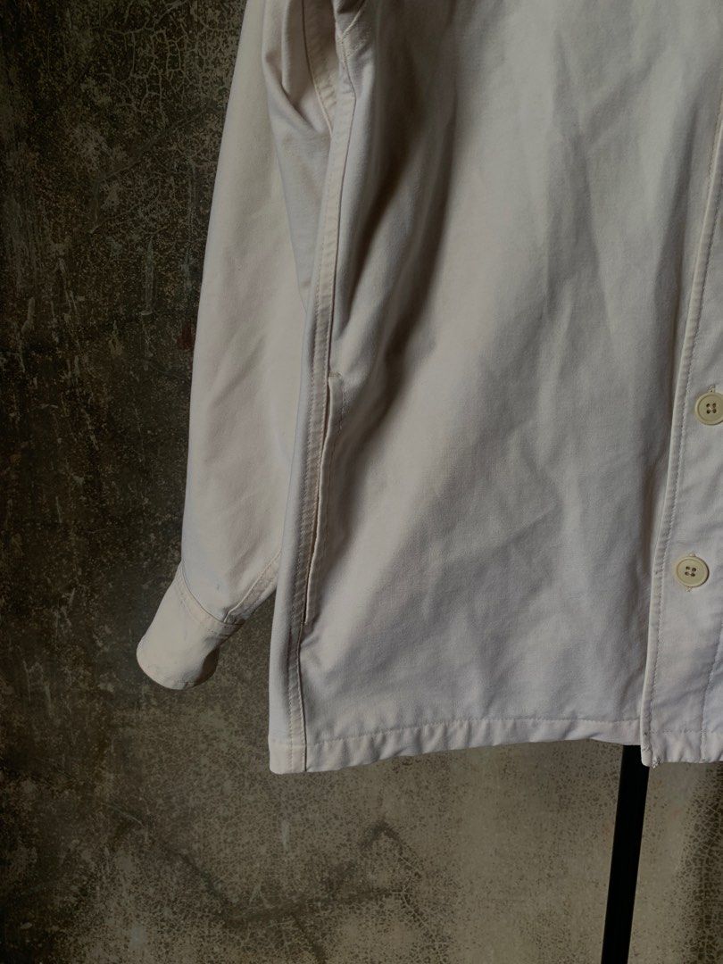 UNIQLO CREAM JACKET, Men's Fashion, Coats, Jackets and Outerwear on ...