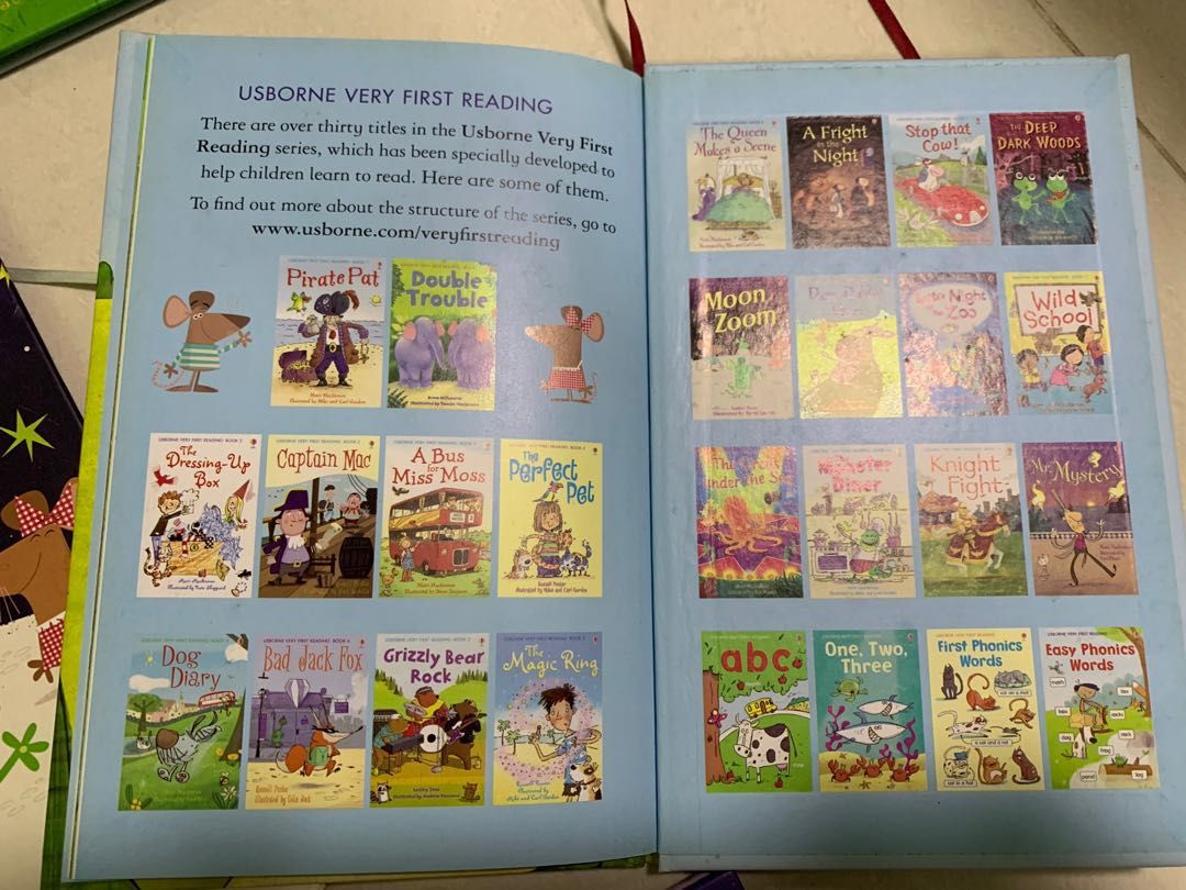 Usborne Very First Reading Set of 16, Hobbies & Toys, Books & Magazines ...