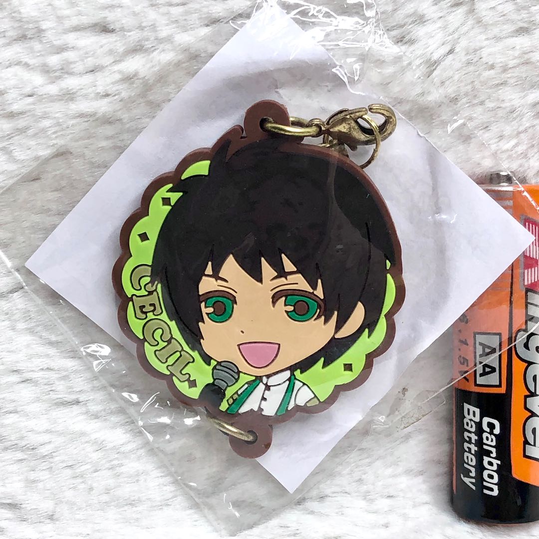 Uta no Prince Sama Utapri Cecil Aijima Rubber Keychain Anime Merch ...