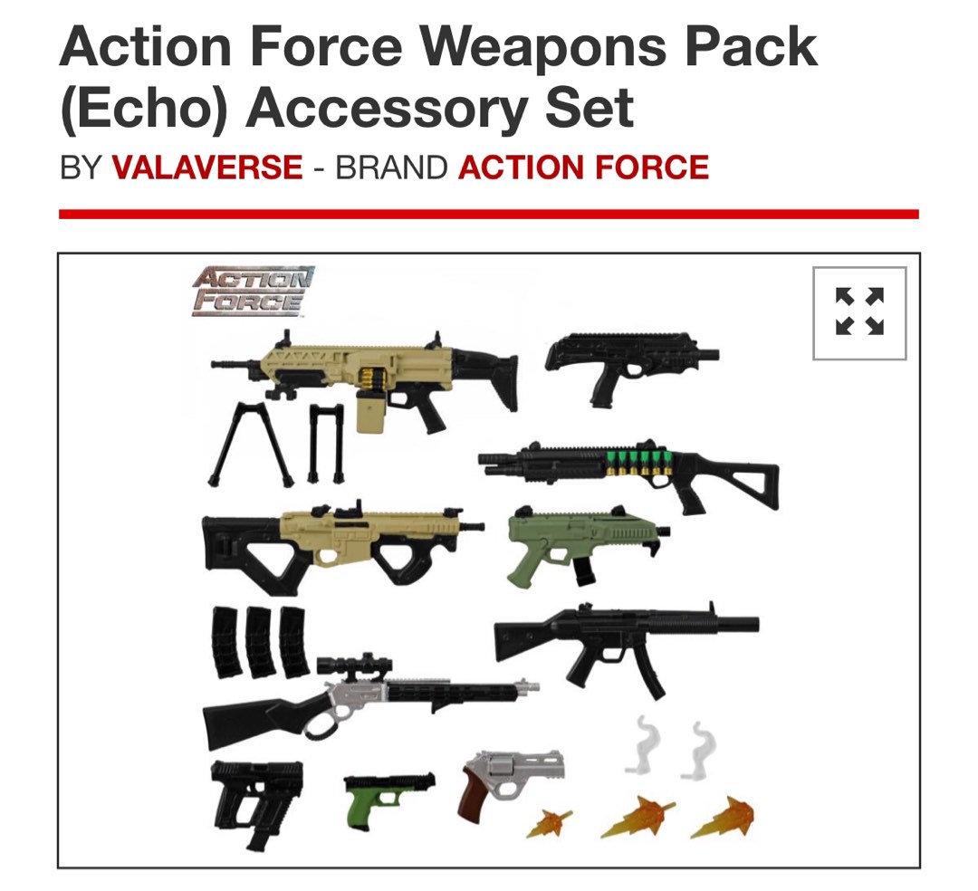 Valaverse weapons pack E accessory set pre-order pasabuy, Hobbies & Toys, Toys & Games on Carousell