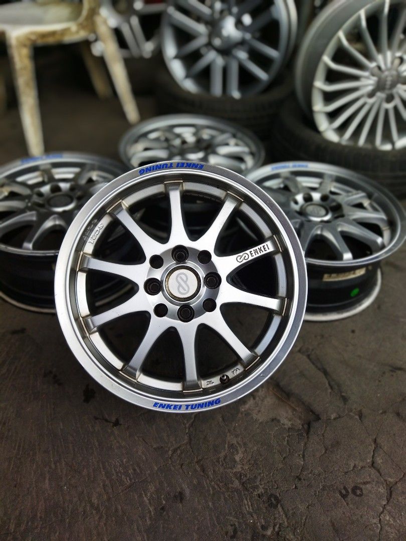 Velg Mobil enkei tuning sc21, Aksesoris Mobil di Carousell