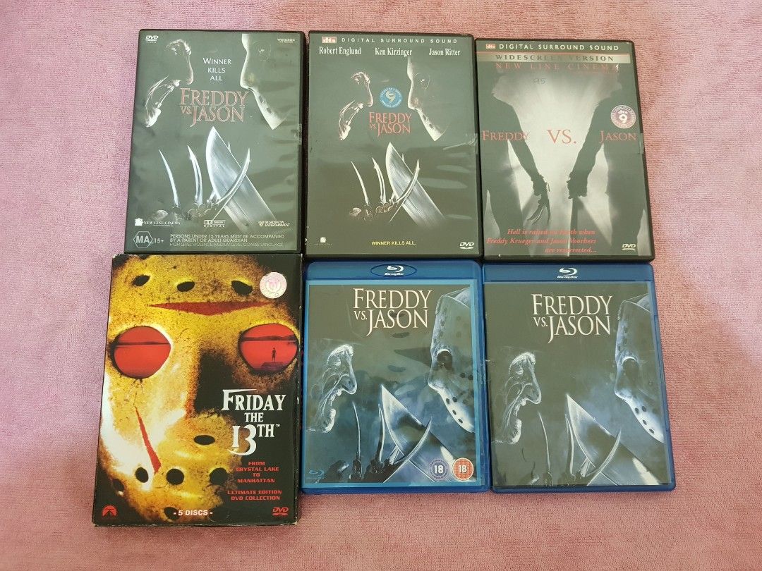 Vengeance Is Friday The 13th And Freddy Vs. Jason Old Press DVD Boxset ...