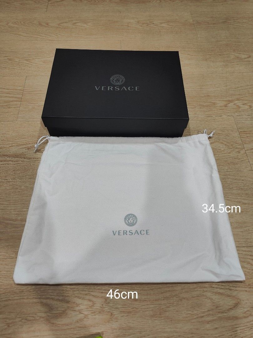 Versace box without paper bag, Luxury, Bags & Wallets on Carousell
