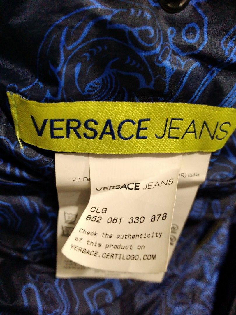 Versace Jeans, Men's Fashion, Coats, Jackets and Outerwear on Carousell
