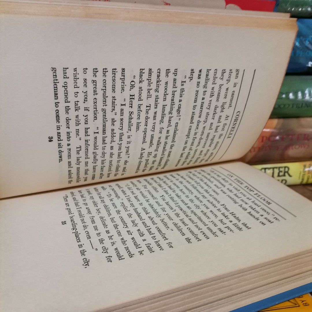 [VINTAGE, 1927] Cornelli by Johanna Spyri [authentic], Hobbies & Toys ...