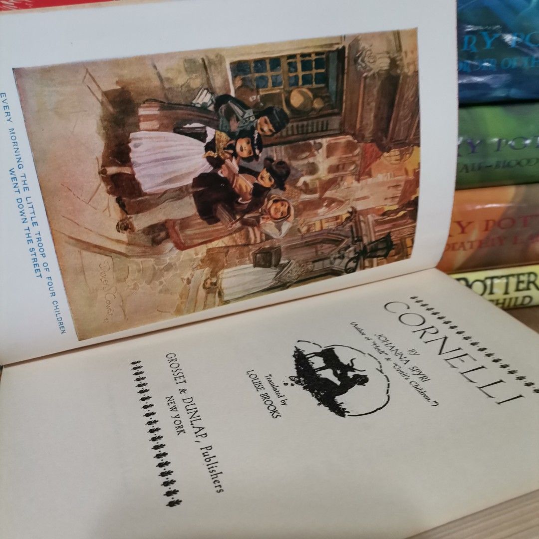 [VINTAGE, 1927] Cornelli by Johanna Spyri [authentic], Hobbies & Toys ...