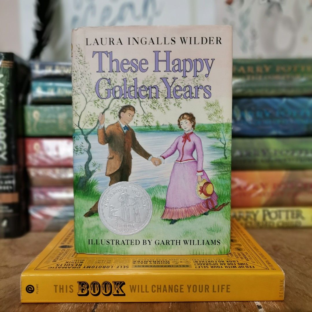 [VINTAGE, 1994] These Happy Golden Years by Laura Ingalls Wilder ...