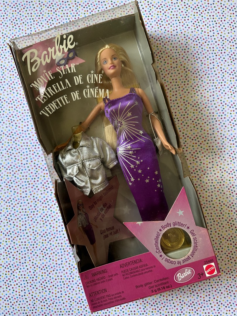 Vintage 1999 New In Box Barbie Movie Star doll body glitter, Hobbies ...