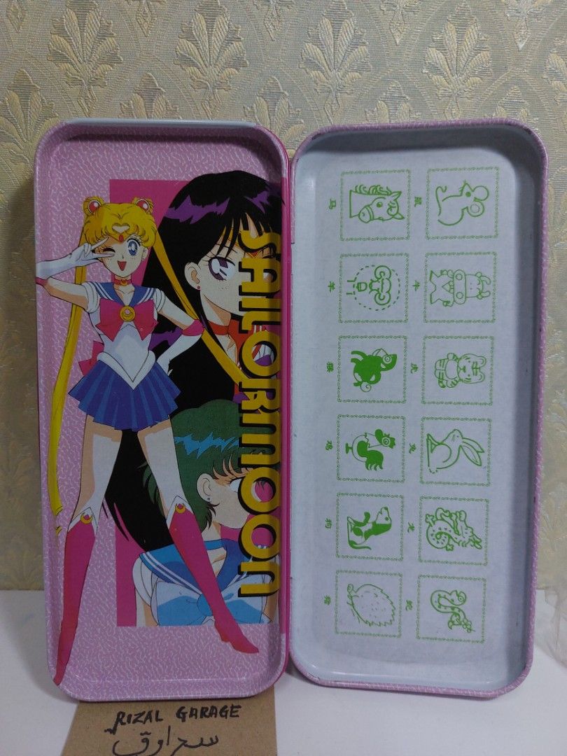 Vintage Sailor Moon Pencil Box Tin Metal Manga, Manhua, Anime, Hobbies ...