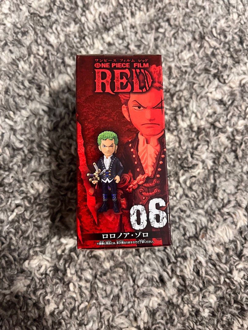 WCF Zoro One Piece Film Red, Hobbies & Toys, Toys & Games on Carousell