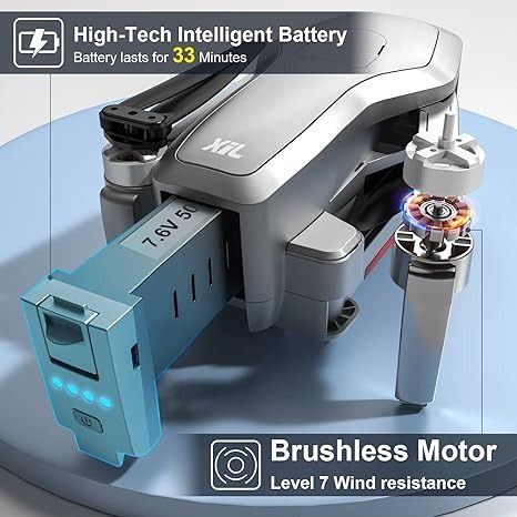 XiL 193 max 2 With Two-axis Gimbal Brushless Motor 1000 Meters GPS ...