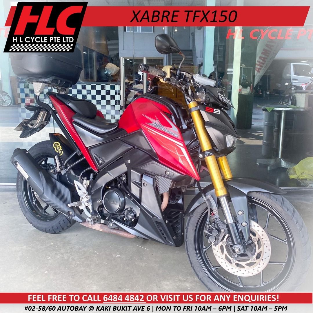 YAMAHA MT15 XABRE TFX150 COE AUG 2028, Motorcycles, Motorcycles for Sale, Class 2B on Carousell