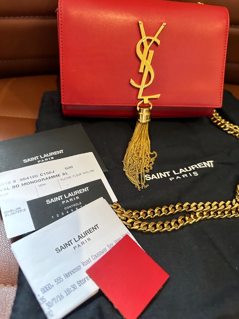 YSL sling small size, Luxury, Bags & Wallets on Carousell
