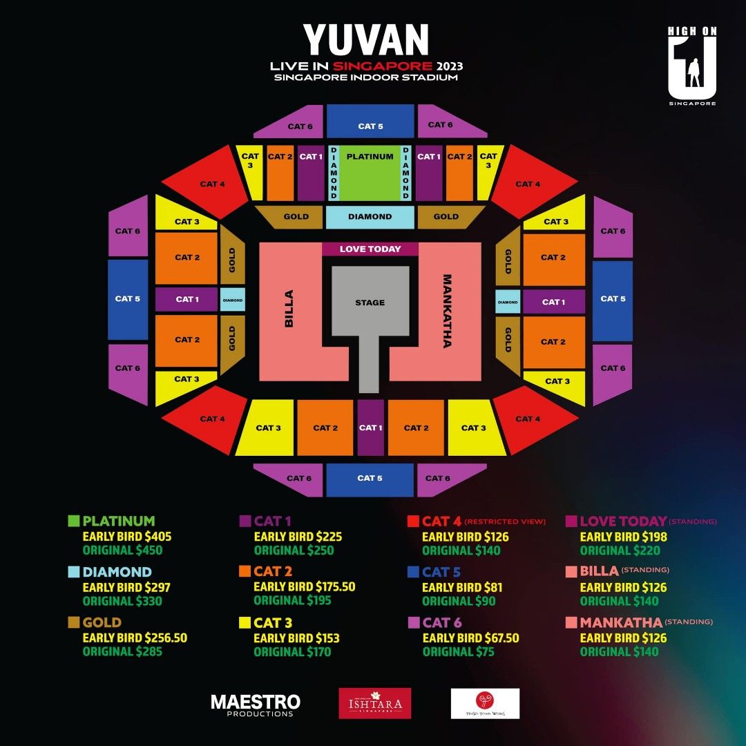YUVAN CONCERT 2023, Tickets & Vouchers, Event Tickets on Carousell