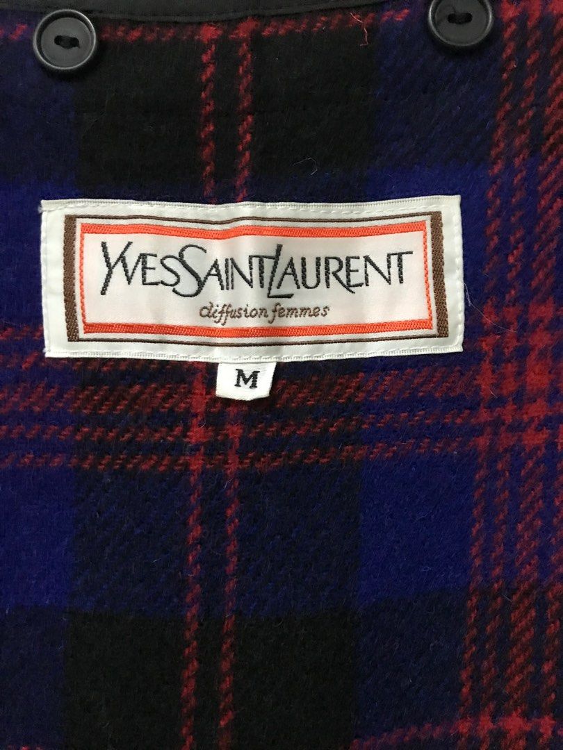 Yves Saint Laurent Inside Vest Trench Coat, Women's Fashion, Coats ...
