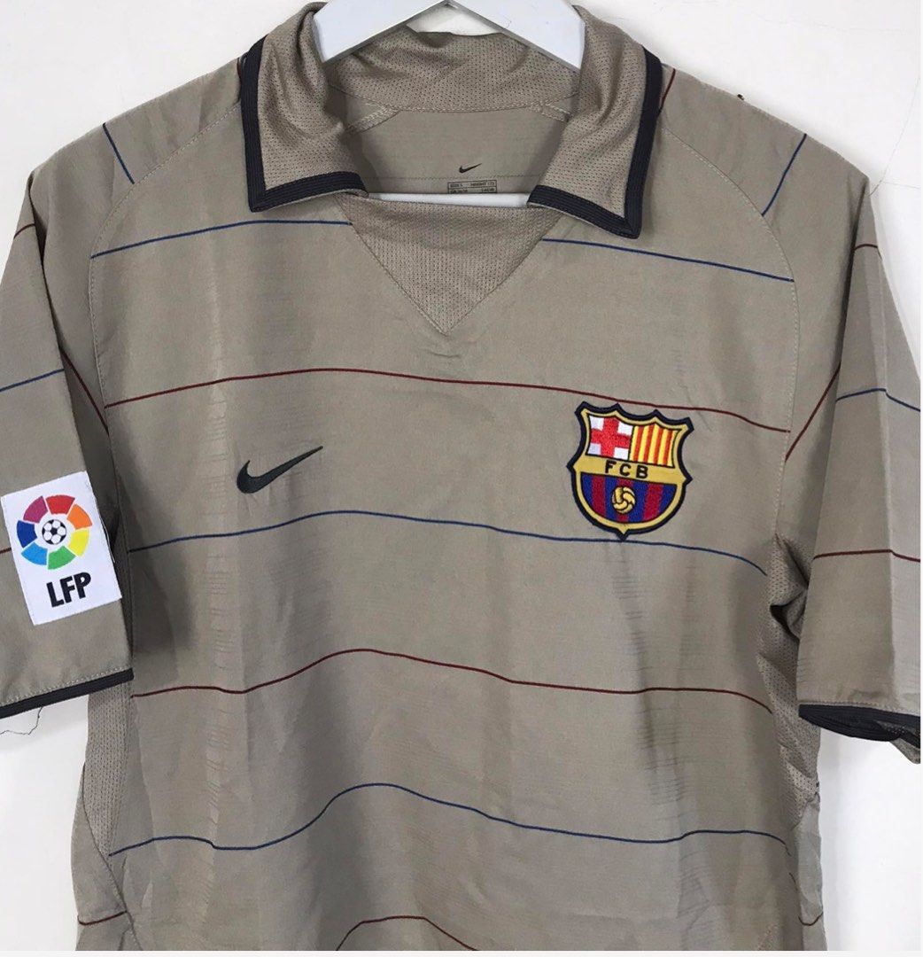 #10 Ronaldinho 2003-04 Barcelona Away soccer/football jersey/kit rare ...