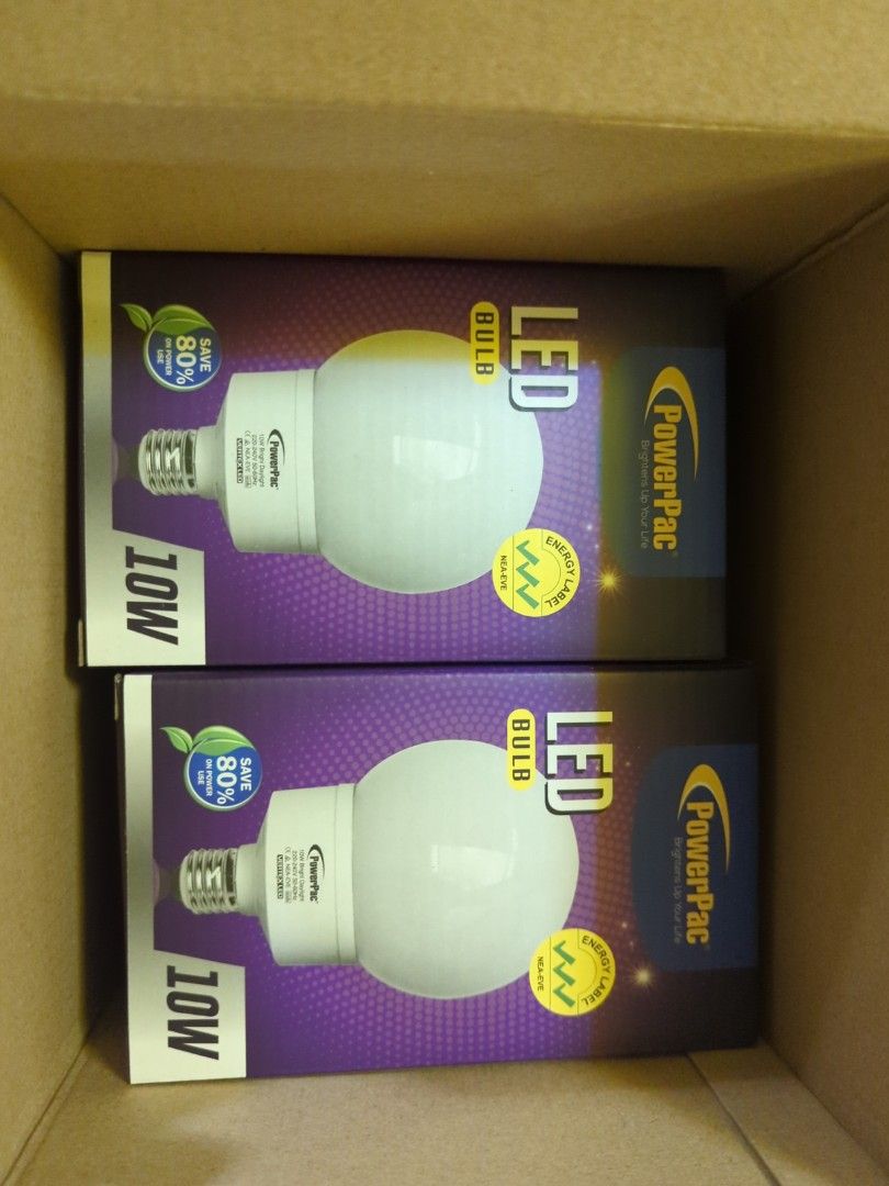 10W LED bulb PowerPac 2x, Furniture & Home Living, Lighting & Fans ...