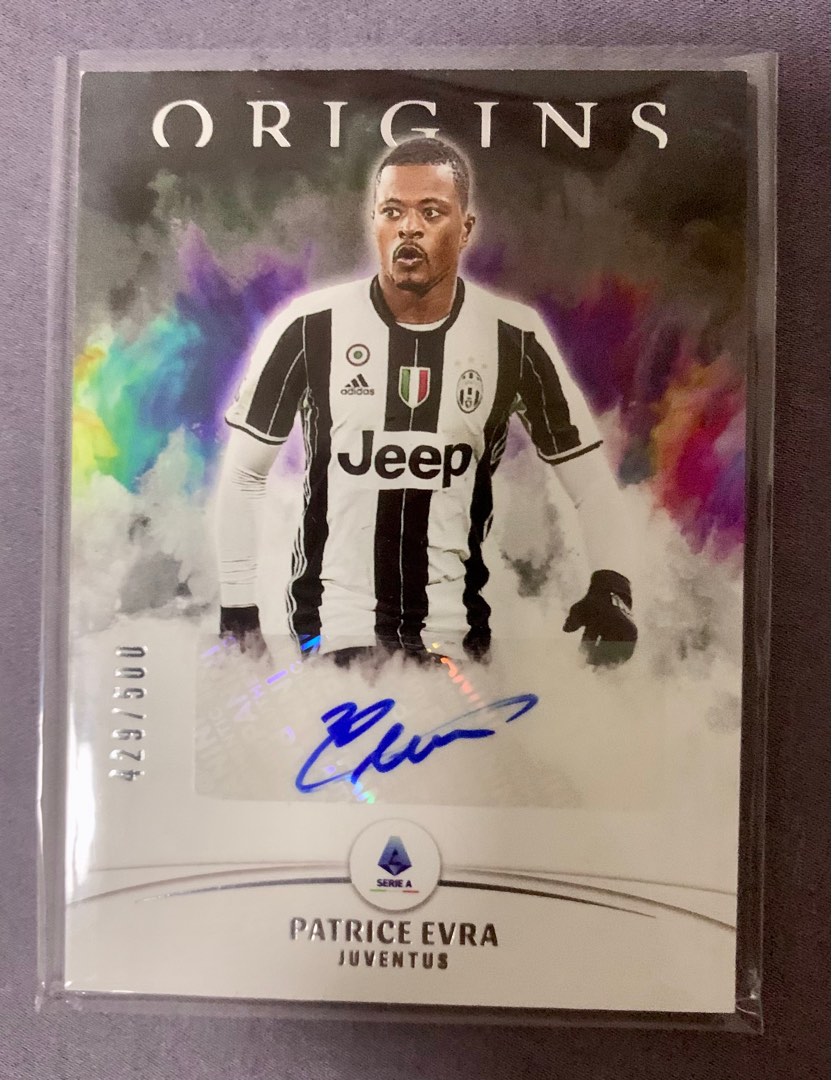 2021-22 Panini Chronicles Origins Autograph - PATRICE EVRA 429/500 ...