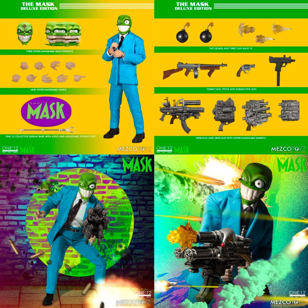 [預訂2024年8月] Mezco Toyz One:12 Collective The Mask – Deluxe Edition, 興趣及 ...
