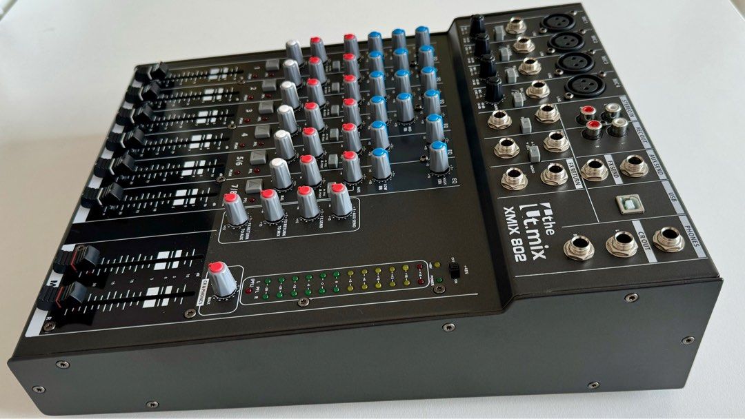 8-Channel Audio Mixer thomann the t.mix xmix 802 USB, Hobbies & Toys ...