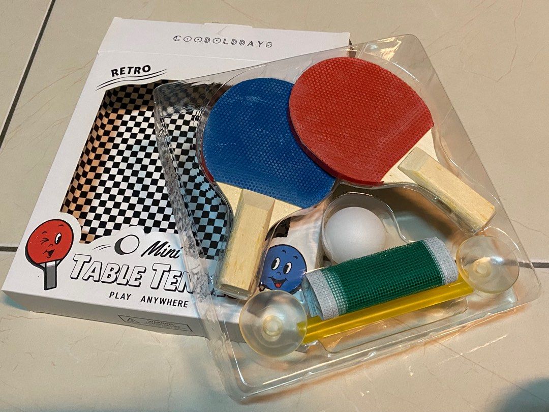 『桌遊』迷你乒乓球組 MINI PING PONG BALL, 書籍、休閒與玩具, 玩具、公仔、桌遊在旋轉拍賣
