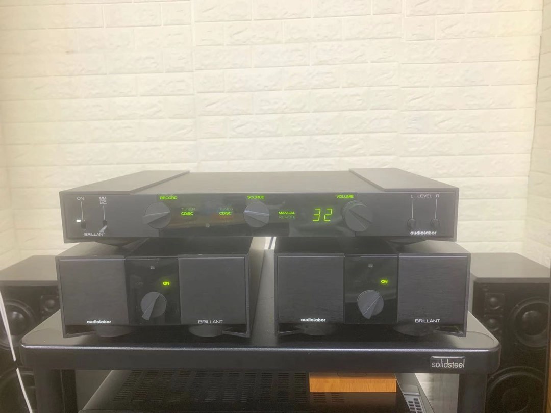 德國 Audiolabor Brillant 旗艦前後級功放, 音響器材, Soundbar、揚聲器、藍牙喇叭、耳擴 - Carousell