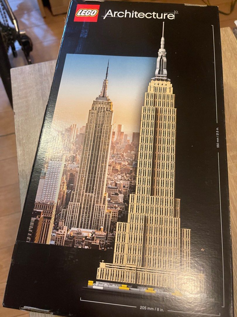 全新 Lego Architecture 21046 Empire State Building, 興趣及遊戲, 玩具 & 遊戲類 ...