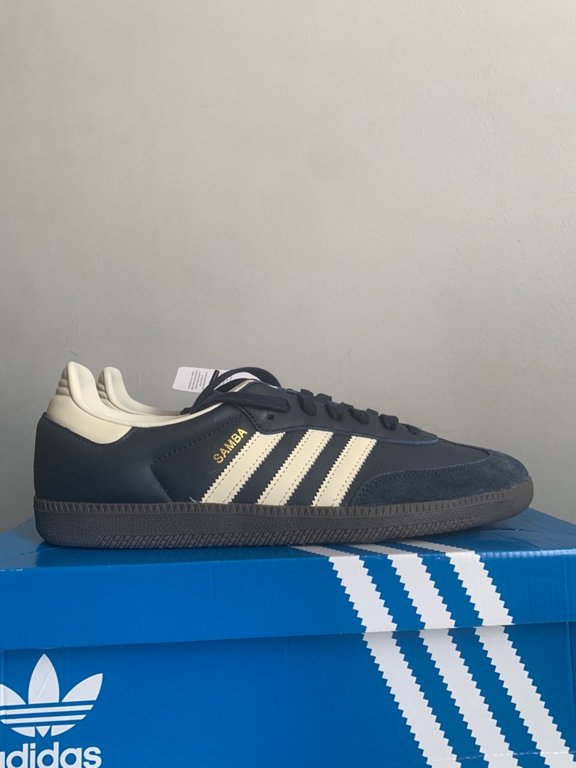 Adidas Samba OG Navy Blue, Men's Fashion, Footwear, Sneakers on Carousell
