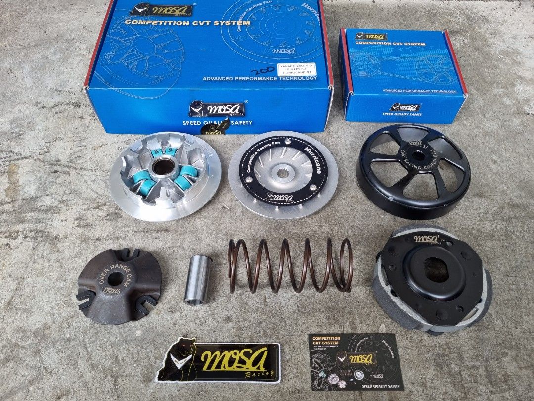 Aerox NMAX Mosa Racing Full Upgrade Kit, Motorcycles, Motorcycle ...