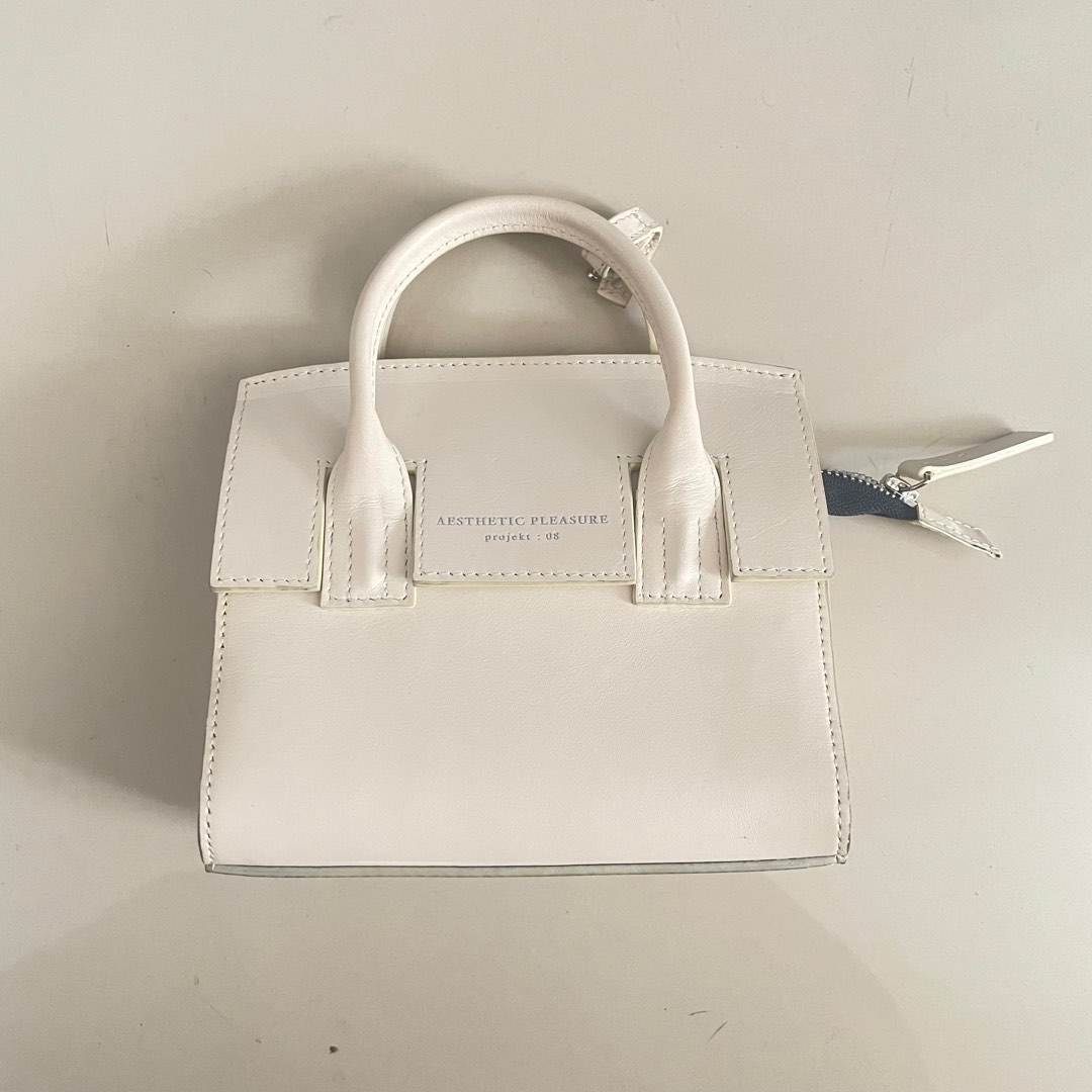 Aesthetic Pleasure Micro Isolation in White, Fesyen Wanita, Tas & Dompet di Carousell