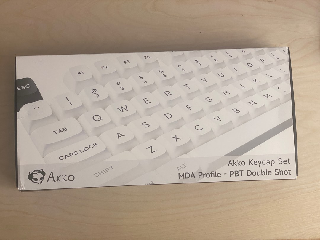 Akko MDA PBT double shot keycap set, Computers & Tech, Parts ...
