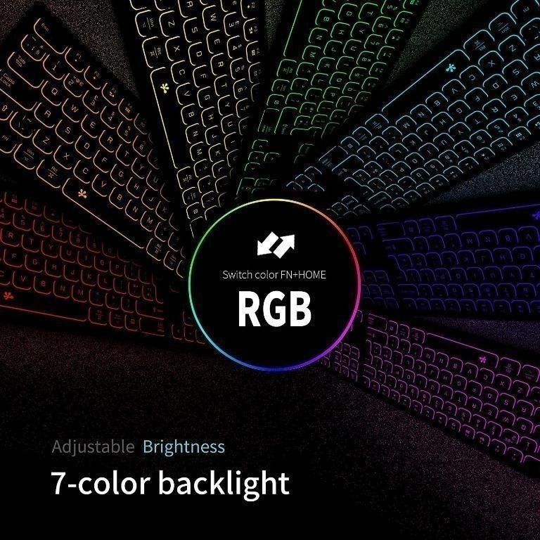 Aluminum Backlit Wired Keyboard For Windowsmac Usb Keyboard Numeric Keypad Computers And Tech