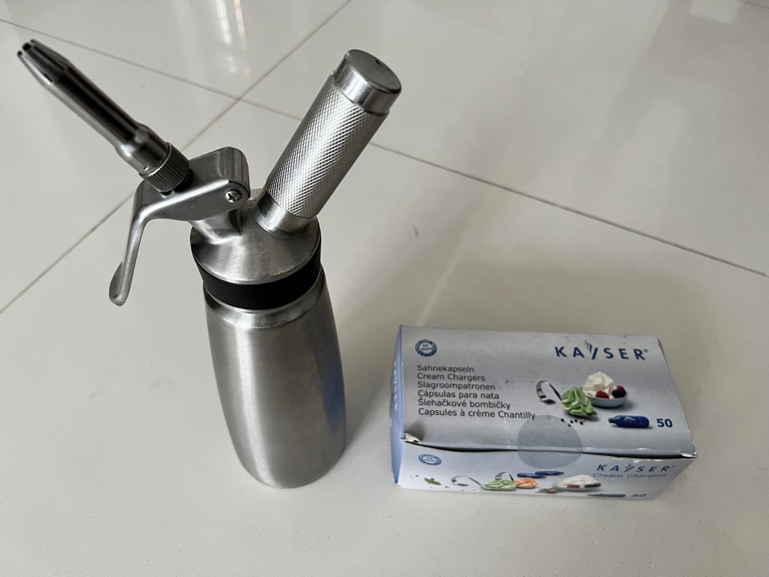 Aluminum cream and cream charger, TV & Home Appliances, Kitchen ...